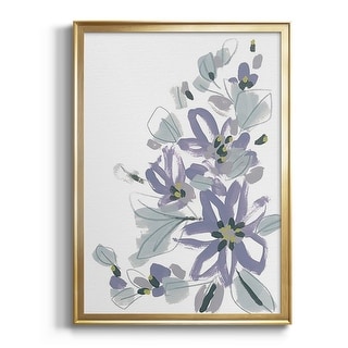 Periwinkle Patch IV Premium Framed Print - Ready to Hang - Bed Bath ...