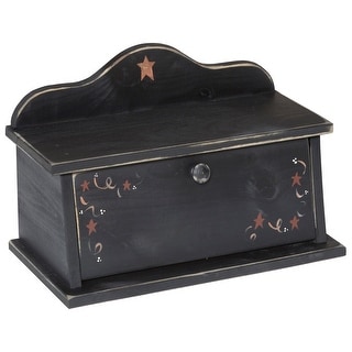 Handcrafted Amish Pine Bread Box - Bed Bath & Beyond - 43351742