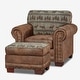 American Furniture Classics Model 8500-90 Deer Teal Tapestry Lodge ...