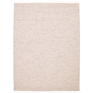 ECARPETGALLERY Braid weave Sienna Ivory Wool Rug - 9'1 x 11'10 - Bed ...