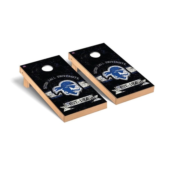 Seton Hall University Pirates Cornhole Board Set - Banner Vintage ...