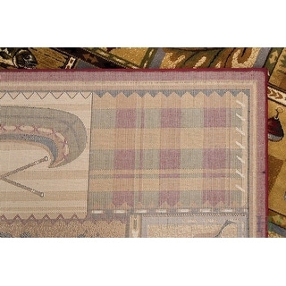 HR Cabin Rug Modern Geometric Design Cabin Rug Abstract, Beige ...