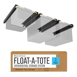 Float-A-Tote Garage Overhead Storage Racks - 3 Pack (6 Rails ...