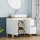 36-Inch Modern Bathroom Vanity with Sink Combo, 2 Doors and 2 Big ...