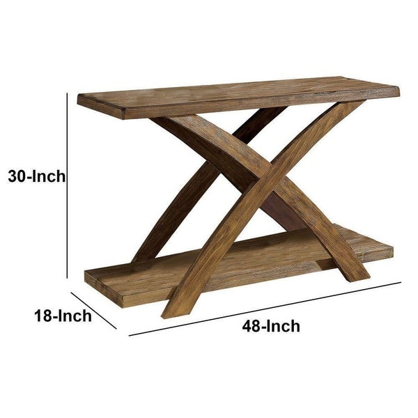 Mid-Century Solid Wood Antique Rectangular Console Table，Wooden Behind ...