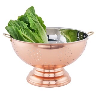 Old Dutch Decor Copper-footed Centerpiece Colander - Bed Bath & Beyond ...