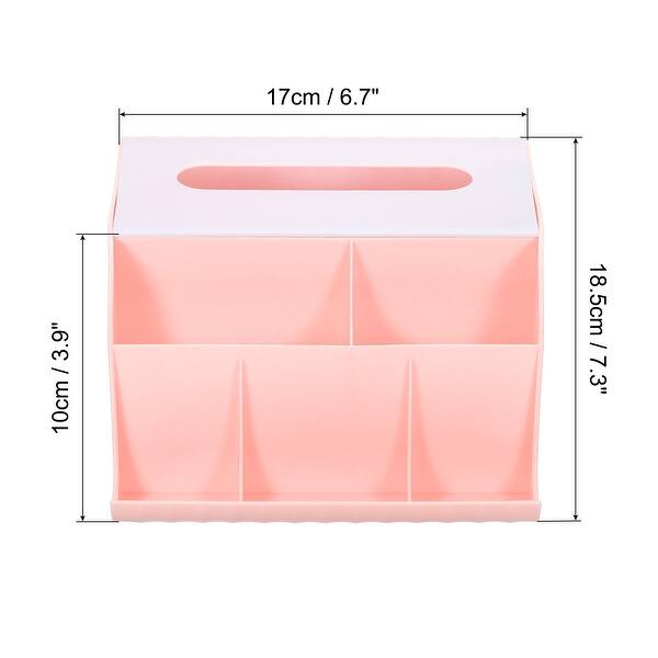 Desk Organizer Holder, Plastic Multifunctional Desktop Storage Box ...