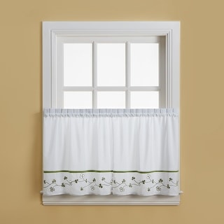 CHF Clover Valance, Swag & Tier Pair Curtain Collection - Bed Bath ...