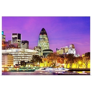 "The Gherkin and Tower Of London, England" Poster Print - Multi - Bed ...