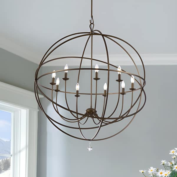 Shamaria 9 - Light Large Dimmable Globe Chandelier Oversized - On Sale ...