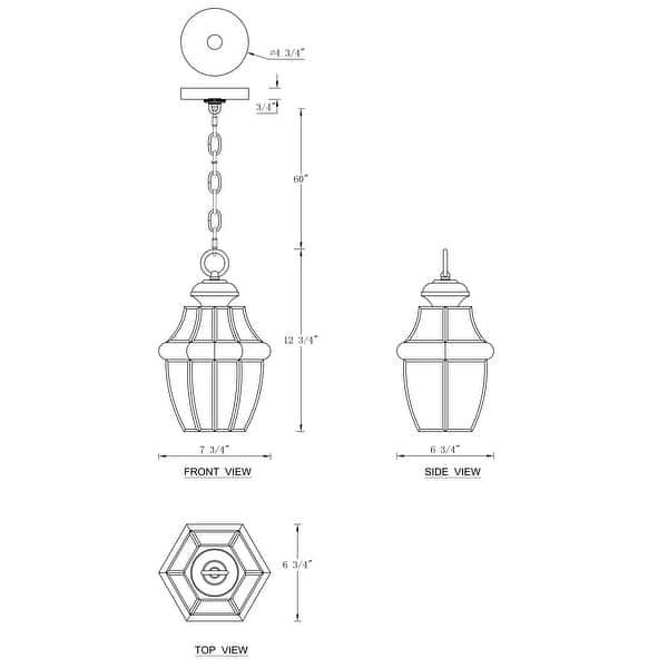 1 Light Brass Pendant Light With Clear Glass Panes Dark Bronze Bed Bath And Beyond 36783774