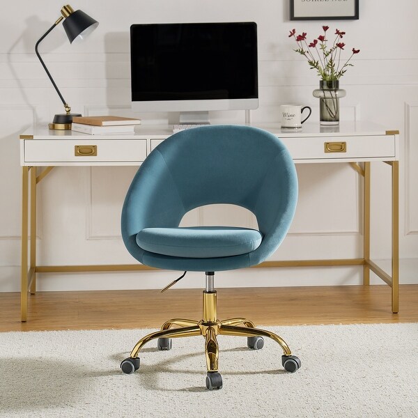 Tobiah velvet task chair store
