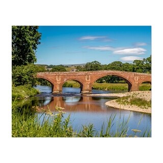 Eden Bridge Over the River Eden in Lazonby Landscape Art Print/Poster ...