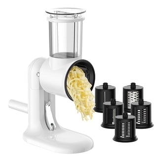 Manual Hand Crank Cheese Grater with 3 Interchangeable Blades - Bed ...