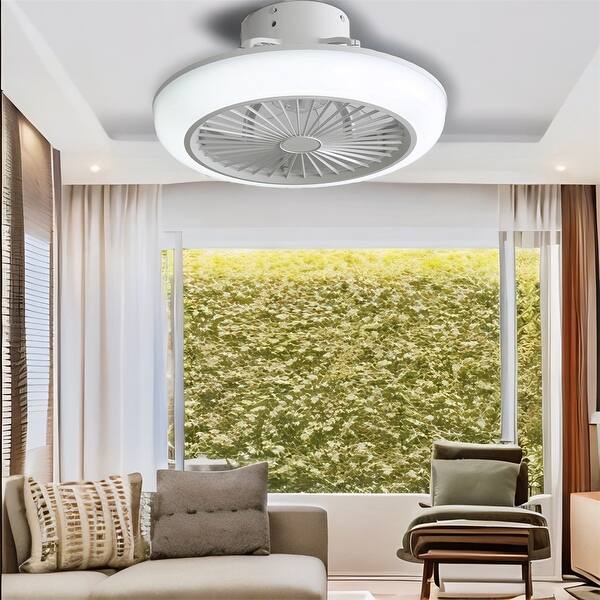 6 Speeds of Wind 18 Inches Ceiling Fan Lights,Remote/APP Control - Bed ...