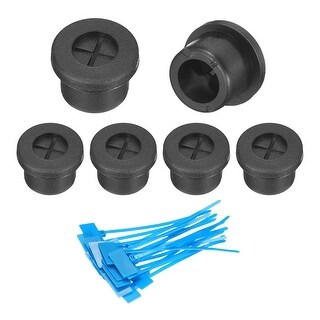 Cable Cord Grommet, Rubber Desk Grommet Wire Pass Through Hole Cover ...