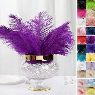 30Pcs Genuine Ostrich Feathers for Centerpieces - Bed Bath & Beyond ...