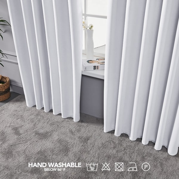 Deconovo Thermal Blackout 72-inch Curtain (2 Panel) - 52 x 72 - On Sale ...