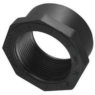 Genova ABS001080800HA Abs/Dwv Flush Bushing, 2 x 1-1/2", Black - Bed ...
