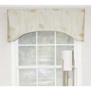 RLF Home Quality Aquarelles ARCH Valance - 50x17 - Bed Bath & Beyond ...