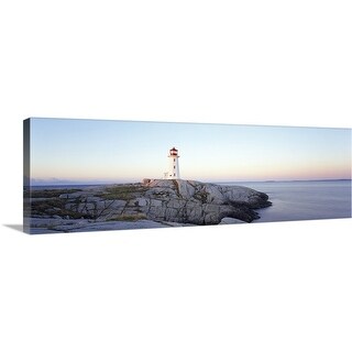 "Peggys Point Lighthouse, Peggys Cove, Nova Scotia, Canada" Canvas Wall ...