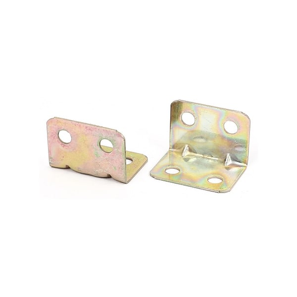 20mmx20mm L Shape Shelf Corner Brace Plate Right Angle Bracket 30pcs ...