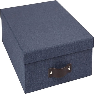 Document Storage Box Blue - Bed Bath & Beyond - 39426973