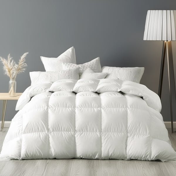 white goose down comforter
