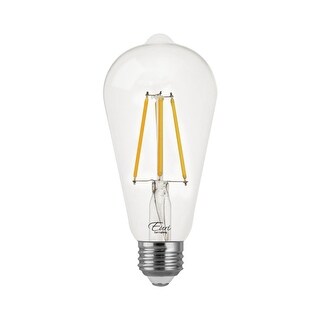 Euri Lighting LED ST19 Bulb, Dimmable, Warm White 2700K, 7W (75W Equal ...