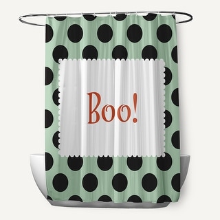 Halloween Boo Dots Shower Curtain - Bed Bath & Beyond - 38883447