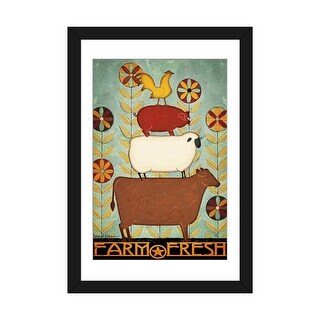 iCanvas "Farm Fresh Animal Stack" by Teresa Kogut - Bed Bath & Beyond ...