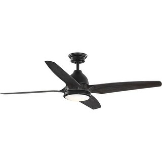 Progress Lighting Alleron 56" Ceiling Fan with LED Light Kit, DC - Bed ...