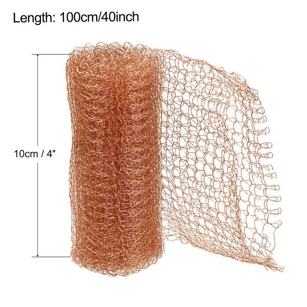 Copper Mesh Blocker Stopper Mesh Fill Fabric Mesh 40 x 4 inch - Copper ...