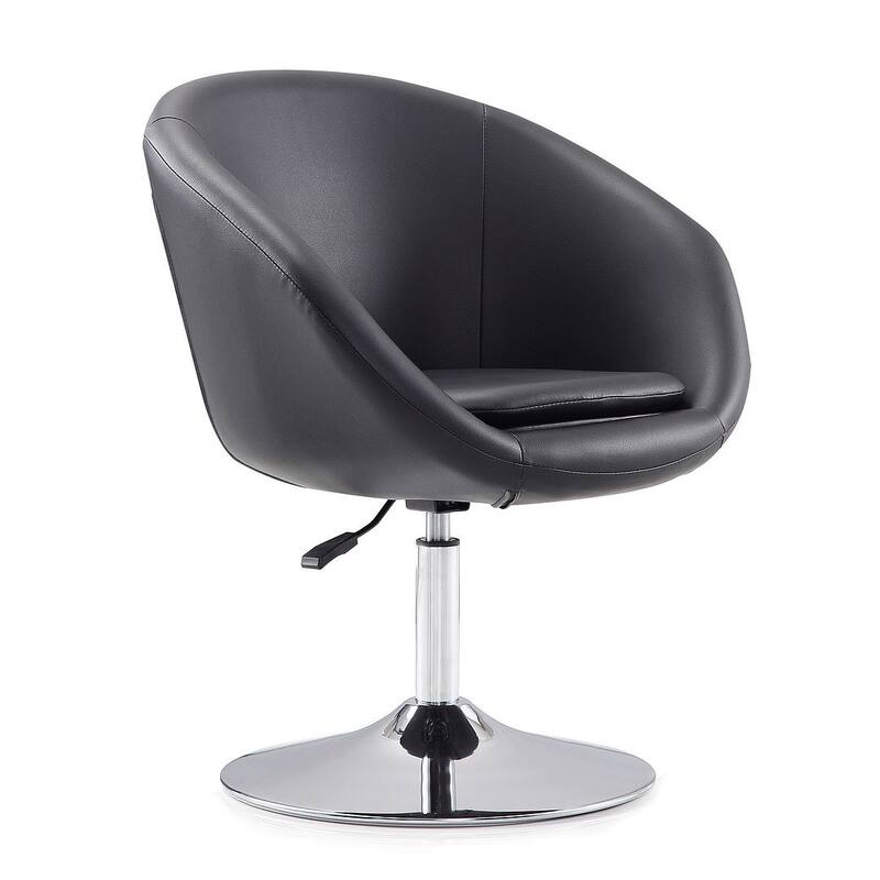 Manhattan Comfort Hopper Upholstered Swivel Lounge Chair - Set of 2 ...
