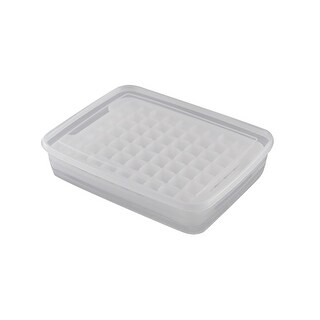 1 2 4Layer Kitchen Bar Ice Cube Maker Tray Holder Mold Container Box ...
