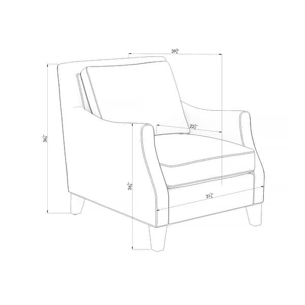 Morgan Chair in 100% Performance Linen Fabric - Bed Bath & Beyond ...