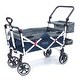 Push Pull Titanium Series Plus Folding Wagon Stroller with Canopy ...