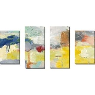 "Summer Rising II " Print on Canvas Set of 4 - Bed Bath & Beyond - 36659918