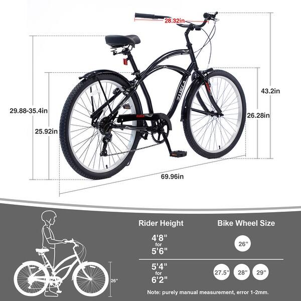 Experience the Ultimate Comfort and Style with Our 26 Inch Cruiser Bike ...