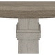 Tannen 59"W Round White and Gray 5-PC Dining Table Set - Bed Bath ...