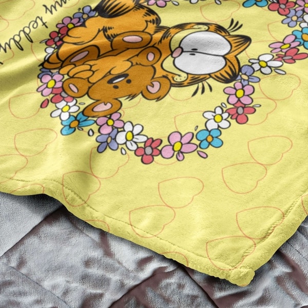 Nickelodeon Garfield Teddy Bear Silk Touch Throw - Bed Bath & Beyond ...