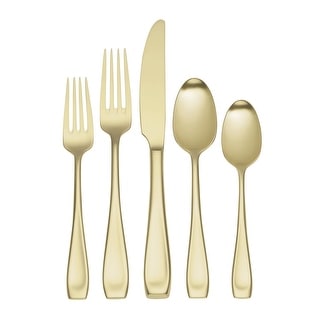 Oneida Moda Satin Champagne 20 Piece Fine Flatware Set, Service For 4 ...