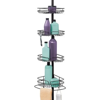 Rust-Resistant Corner Shower Caddy for Bathroom, 4 Adjustable Shelves ...