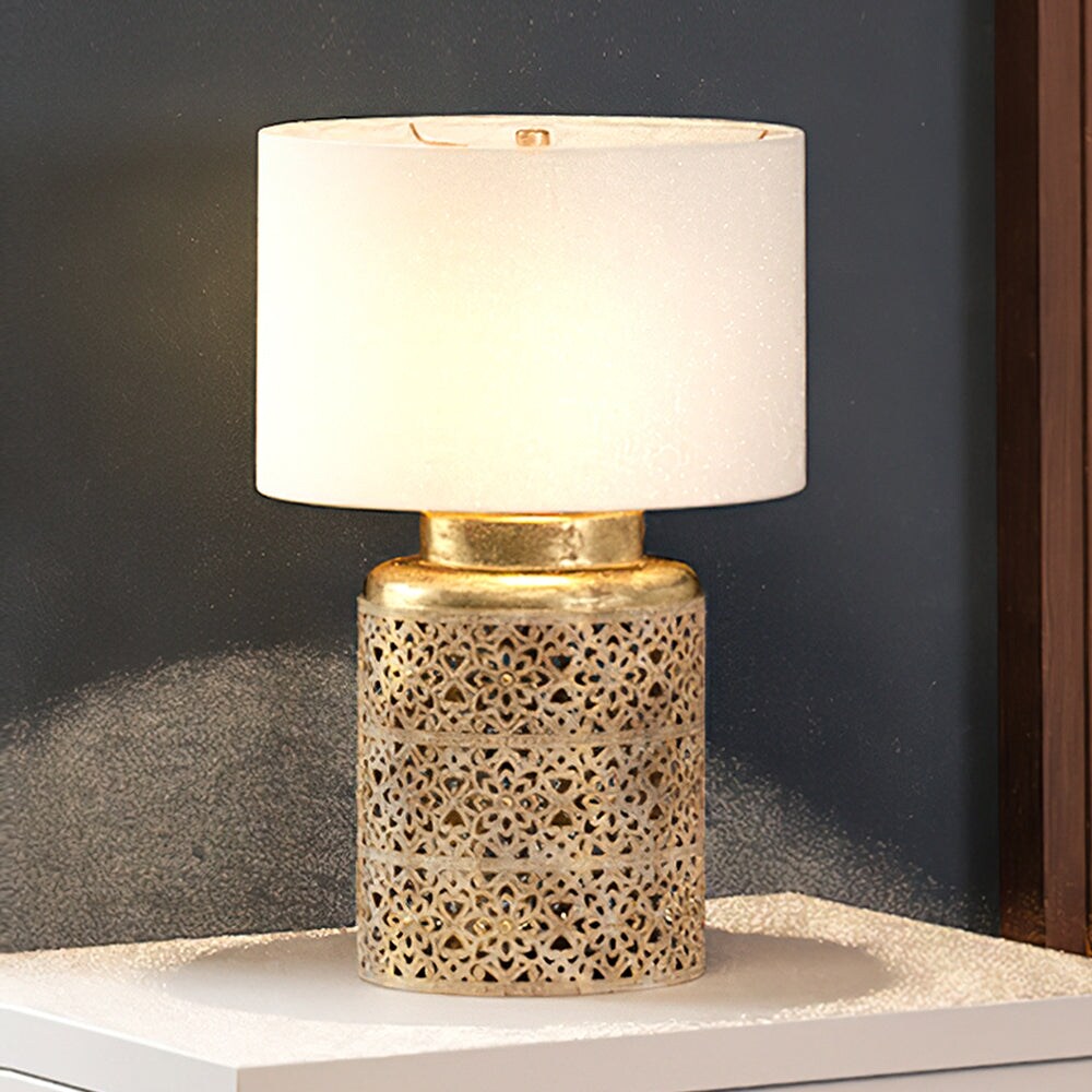 Charlotte Polyresin Table Lamp - Linen Shade - Bed Bath & Beyond - 39385189