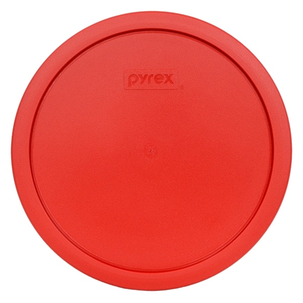 10-Cup Glass Bowl Replacement Lid - Red Round Cover, Freezer/Microwave ...