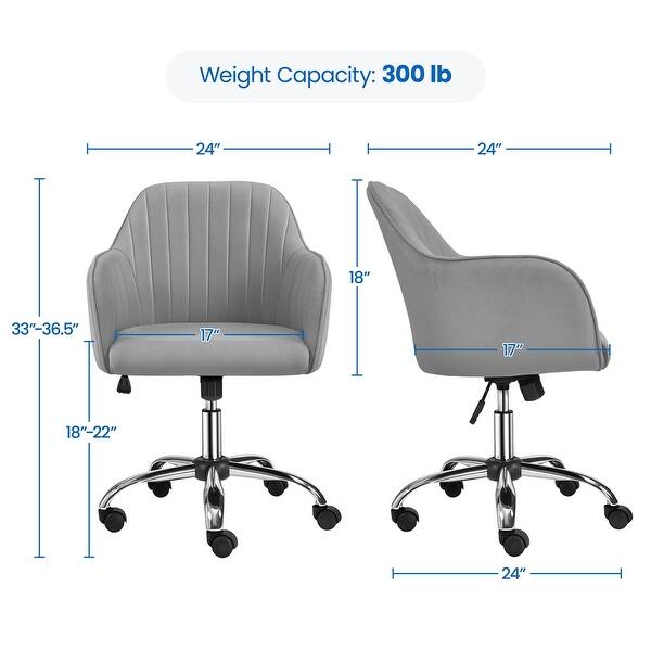 Yaheetech Desk Chair Height-Adjustable Swivel Computer Chair - On Sale ...