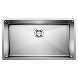 Blanco Precision 18-In X 32-In Single-Basin Undermount Kitchen Sink ...