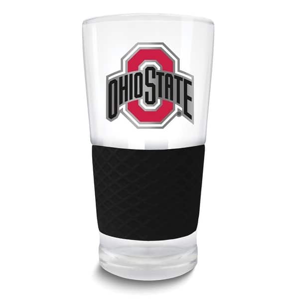 Collegiate Ohio State University Score 22 Oz. Pint Glass with Silicone ...