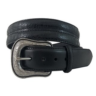 Roper Western Belt Mens Concho Grooved Center Accent Stitch 8640500 ...