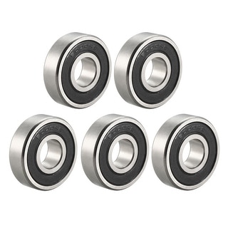 6000-2RS Deep Groove Ball Bearing 10x26x8mm Double Sealed Chrome ...